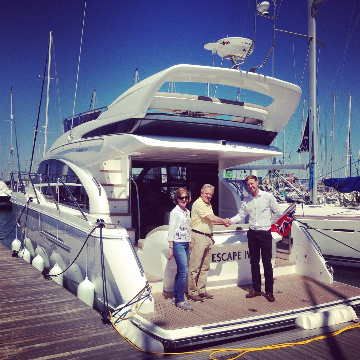 London Boat Show Success with the Princess 43 - Princess Motor Yachts