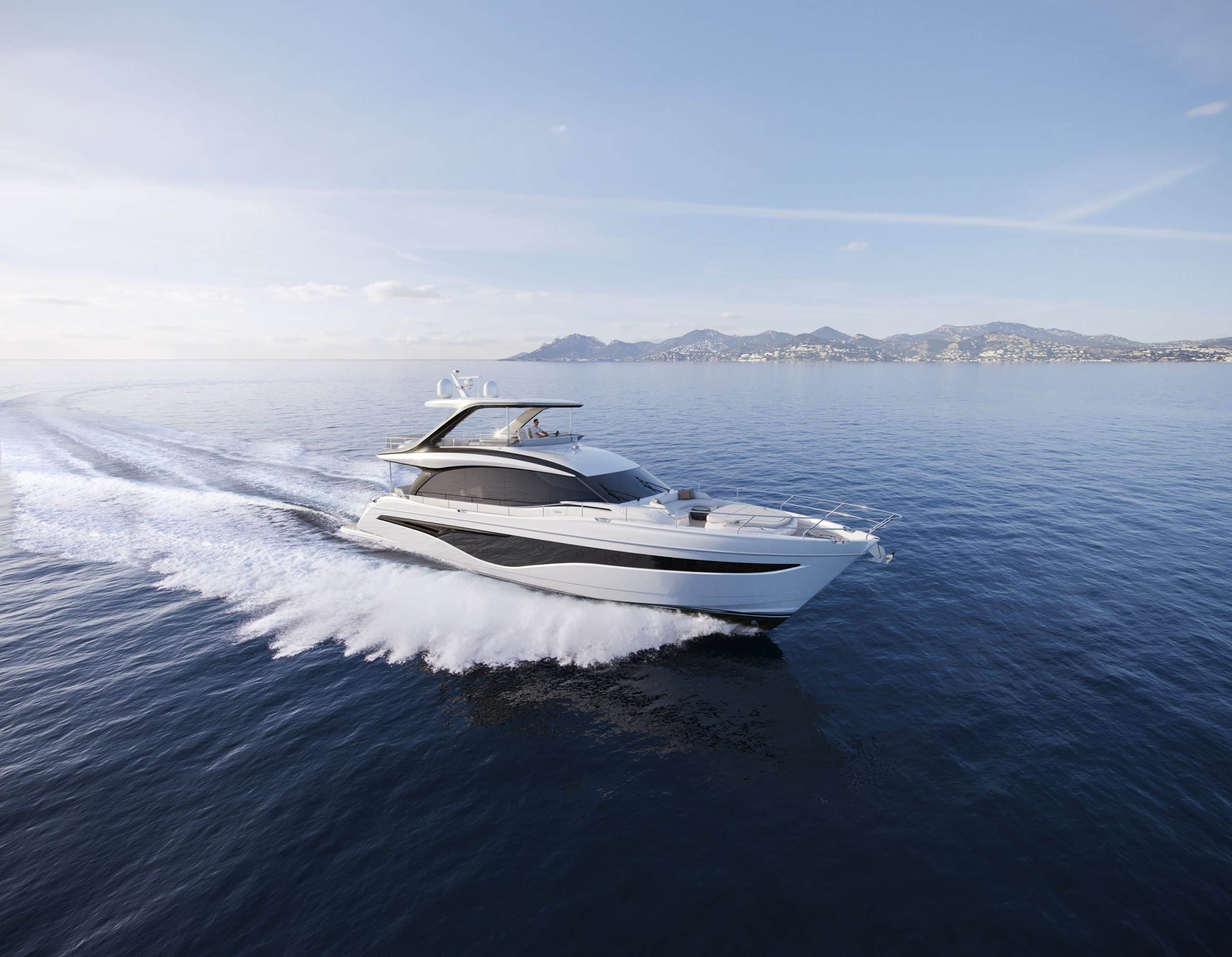 Introducing the all-new Princess Y72 - Princess Motor Yacht Sales